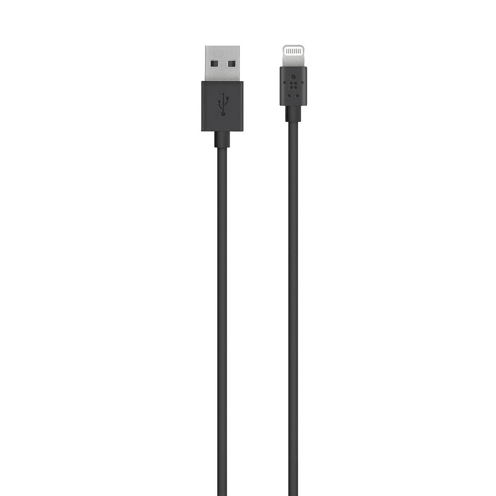 Belkin 4ft. MIXIT Lightning to USB ChargeSync Cable, Black - Walmart.com