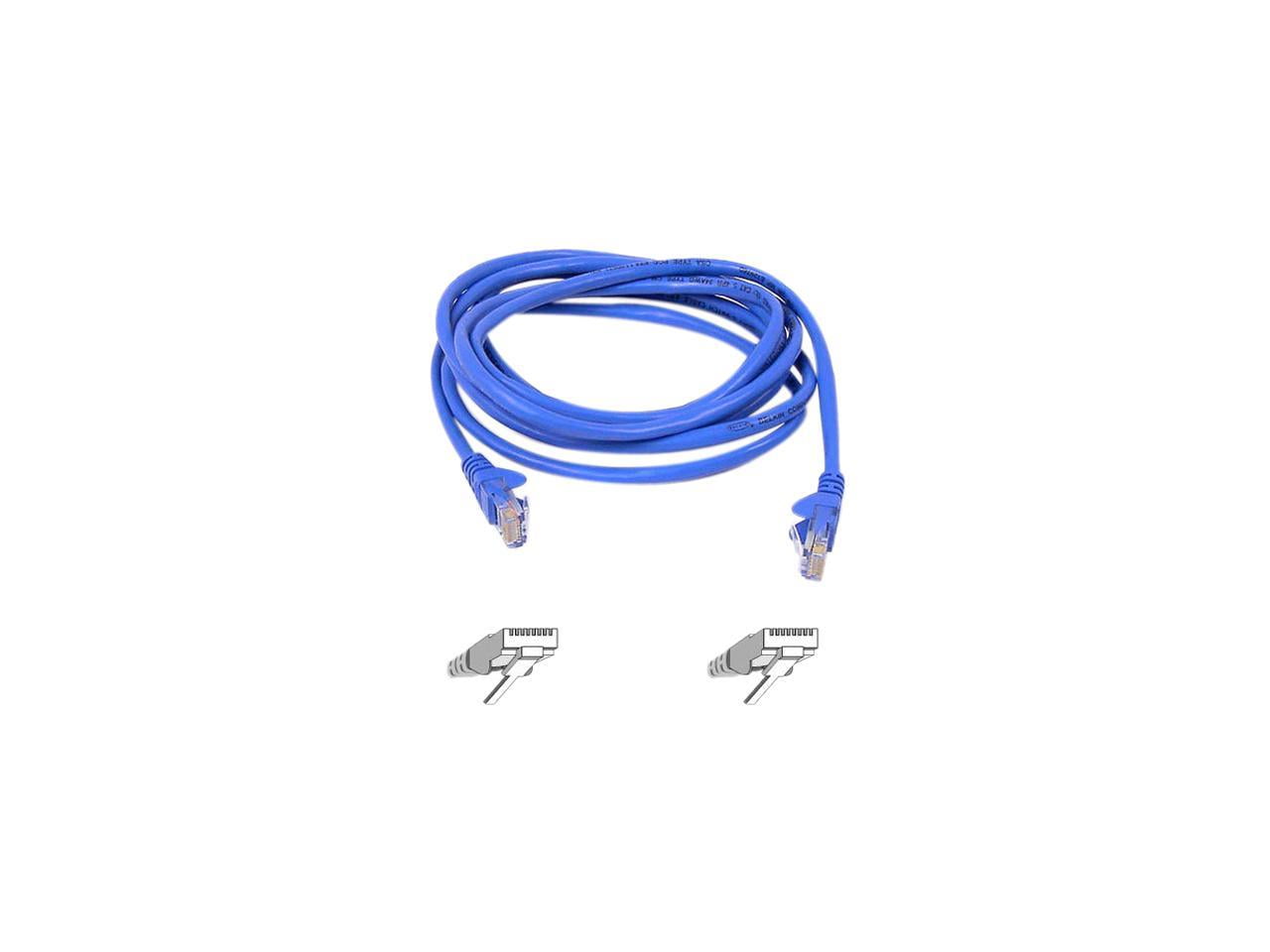 Belkin A3L9002-25-BLUS 25 ft. Cat 6 Blue Premium Snagless Patch Cable ...