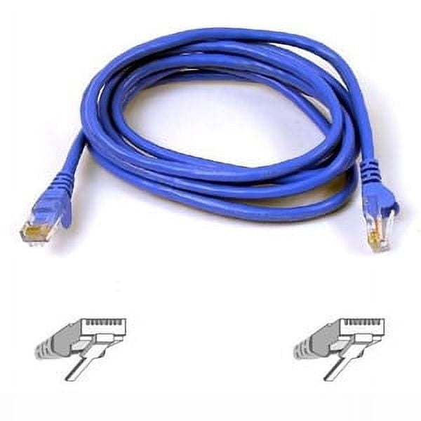 Belkin A3L980-06-BLU-S 6 ft. Cat 6 Blue Patch Cable CAT6 Snagless RJ ...