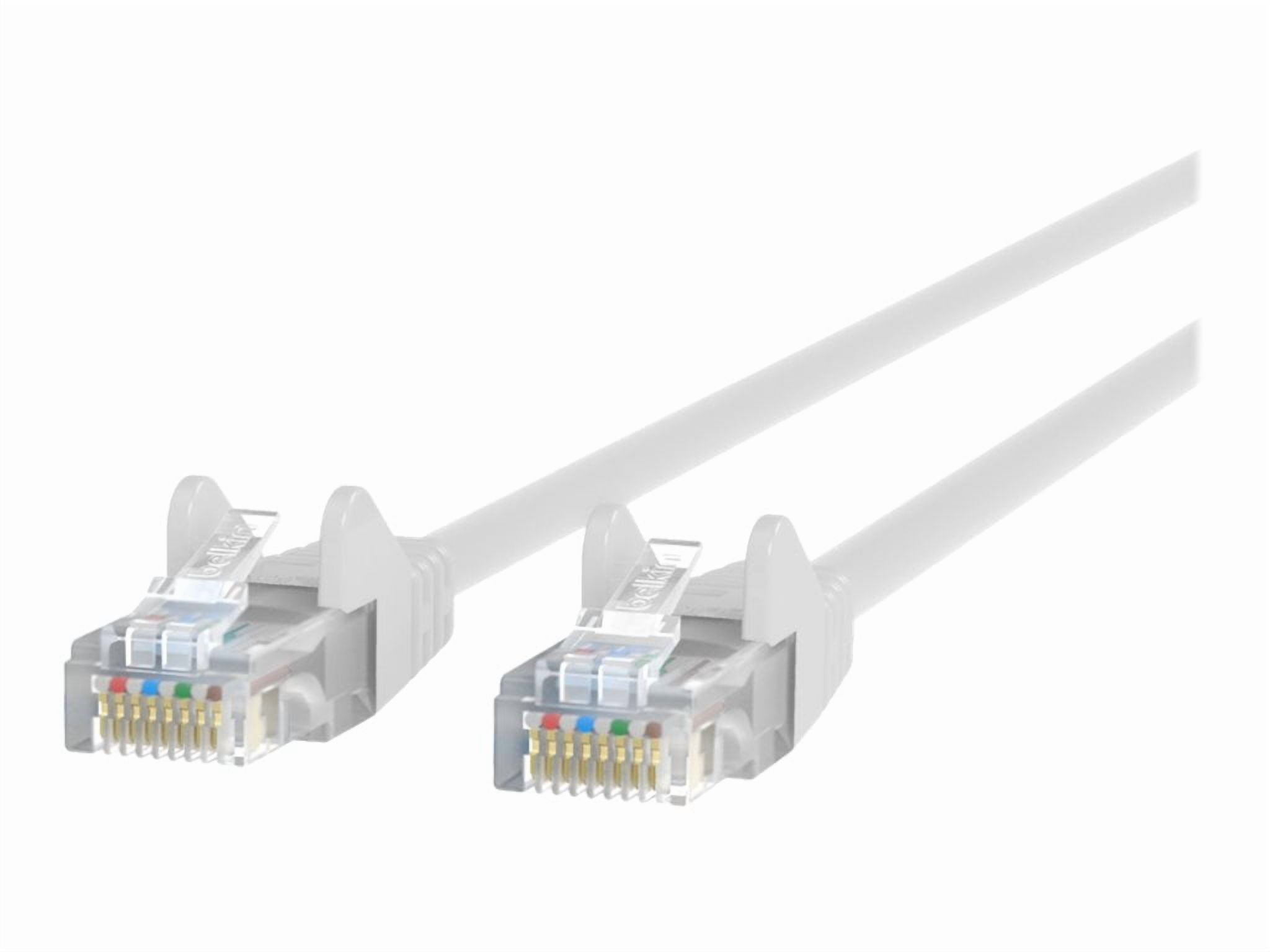 10FT CAT6 WHITE SNAGLESS RJ45 M/M PATCH CABLE MOQ-20 - Walmart.com