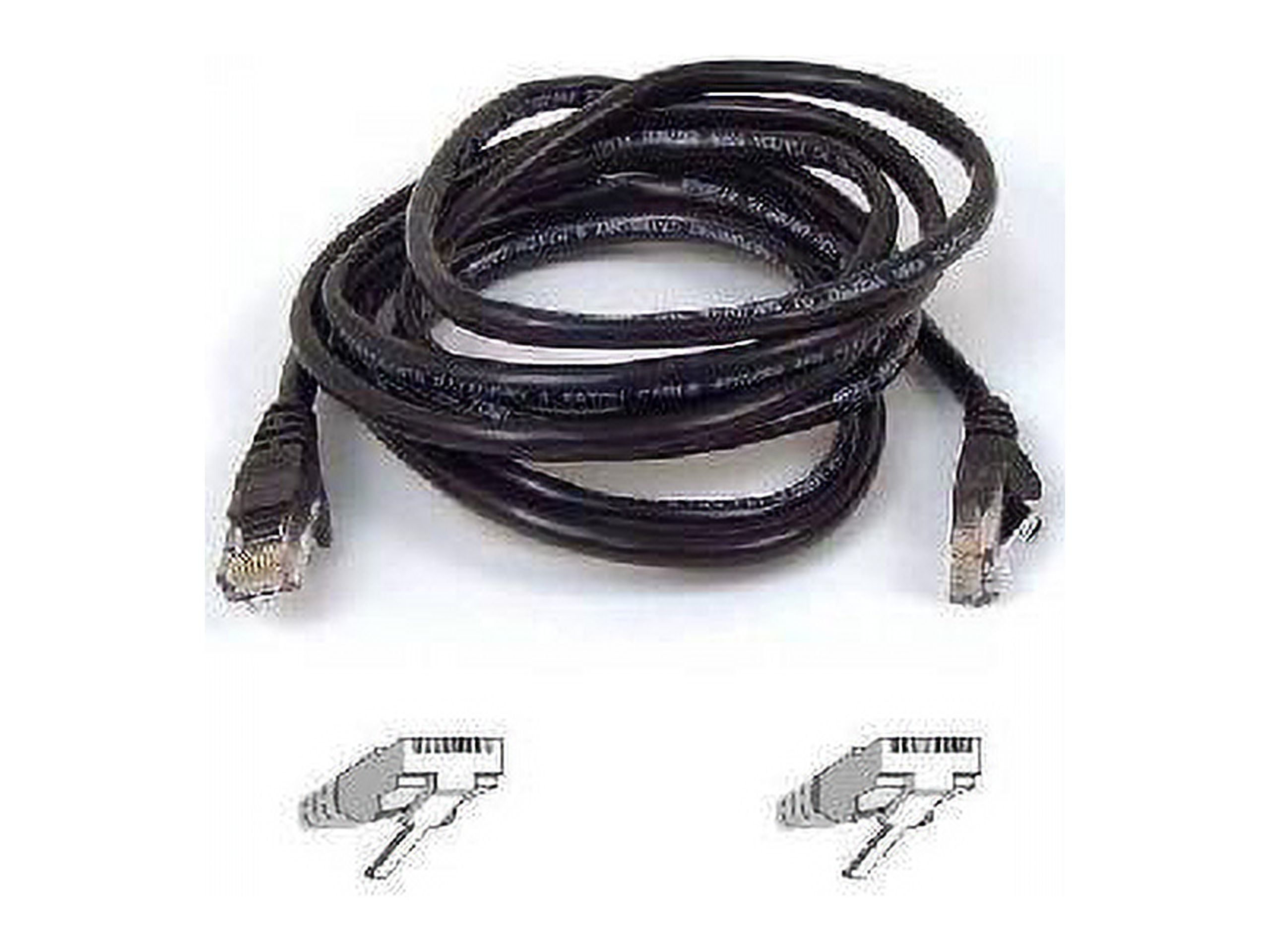 Belkin A7L504-1000-BLK 1000 ft. Cat 5E Black Solid Bulk Network Cable - Walmart.com