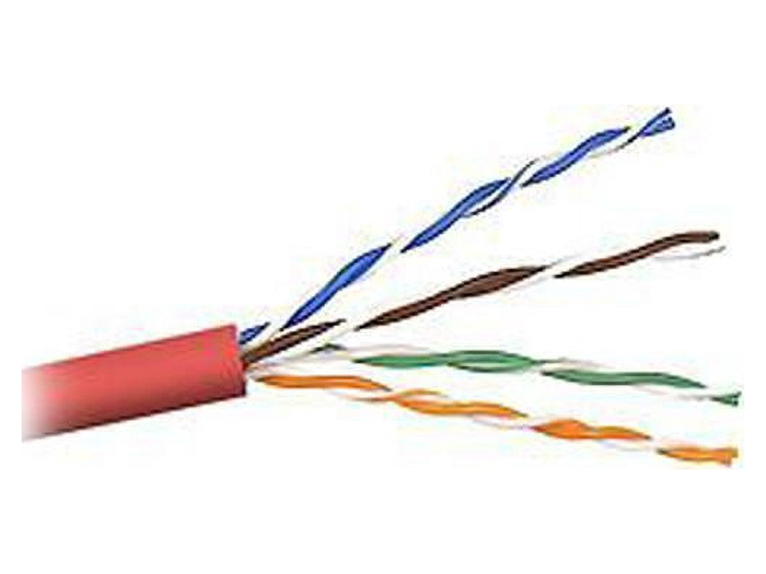 Belkin A7L504-1000-RED 1000 ft. Cat 5E Red UTP Bulk Patch Cable ...