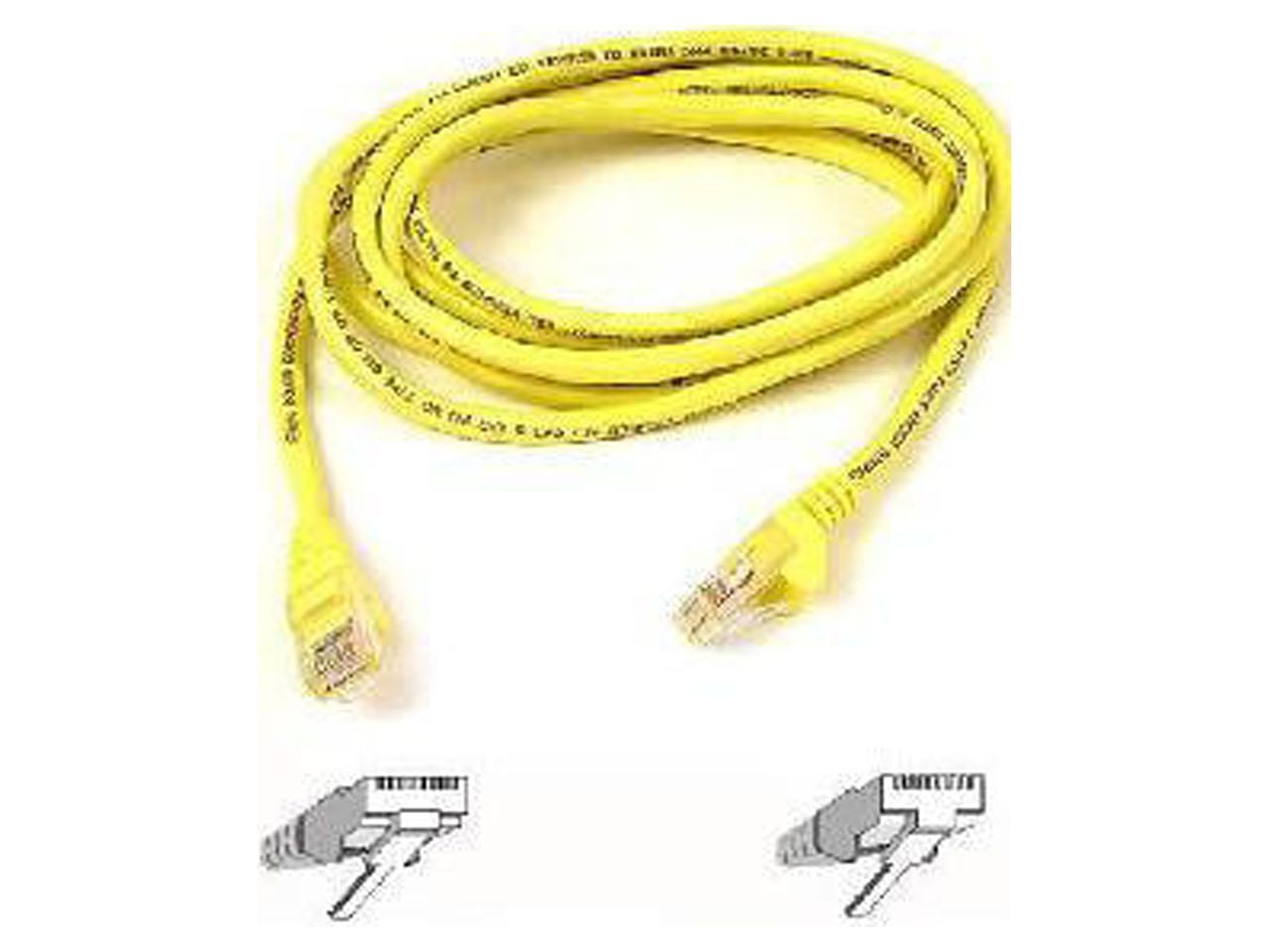 Belkin A7L504-1000-YLW 1000 ft. Cat 5E Yellow Network Cable - Walmart.com