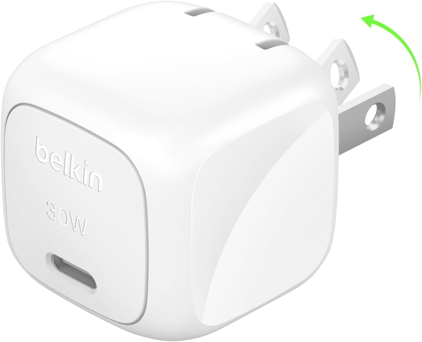 Belkin BoostCharge Compact Wall Charger 30W, USB-C Power Delivery Fast ...