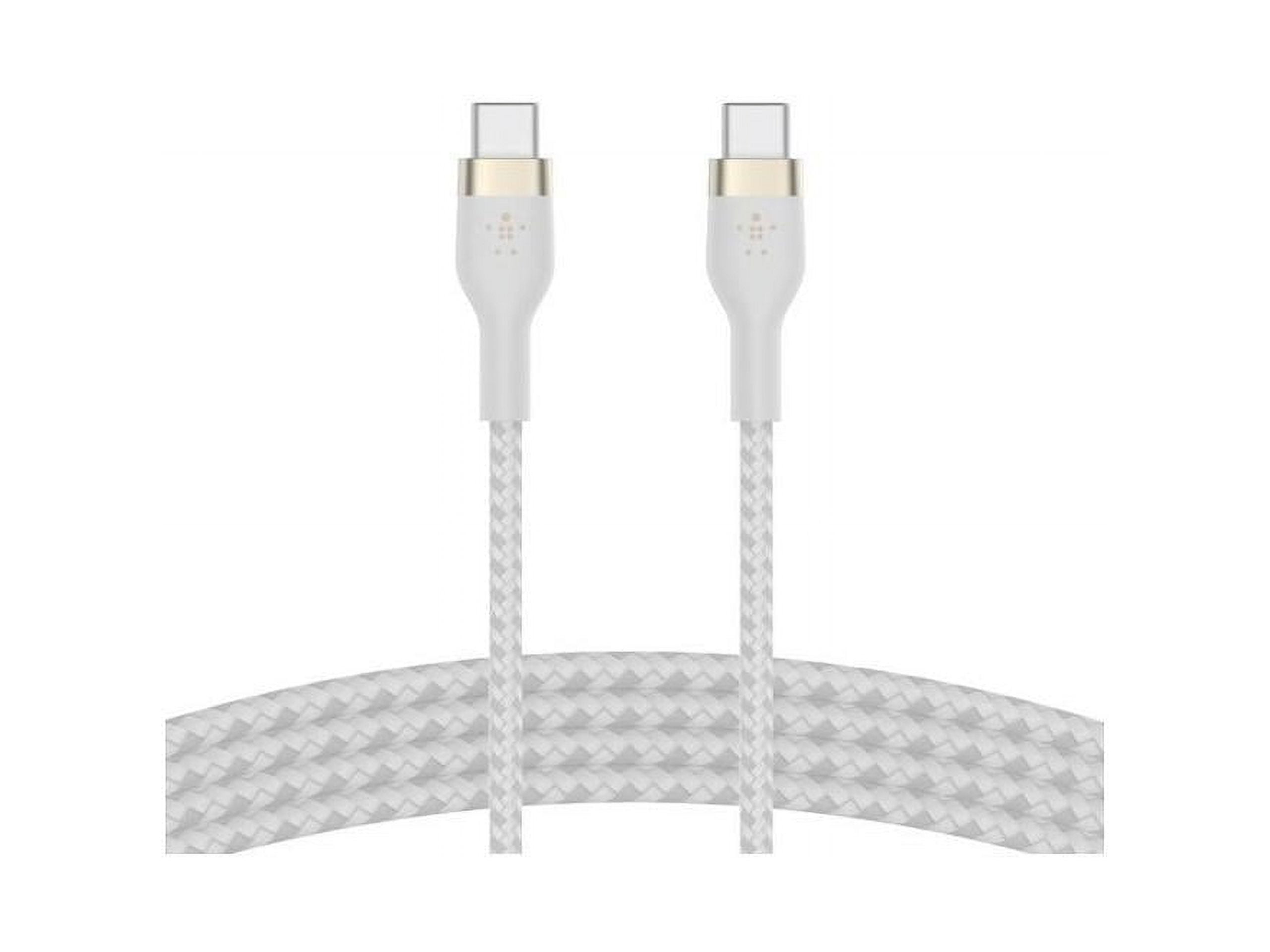 Belkin BoostCharge Pro Flex Braided USB-C to USB-C Charger Cable (2M/6 ...