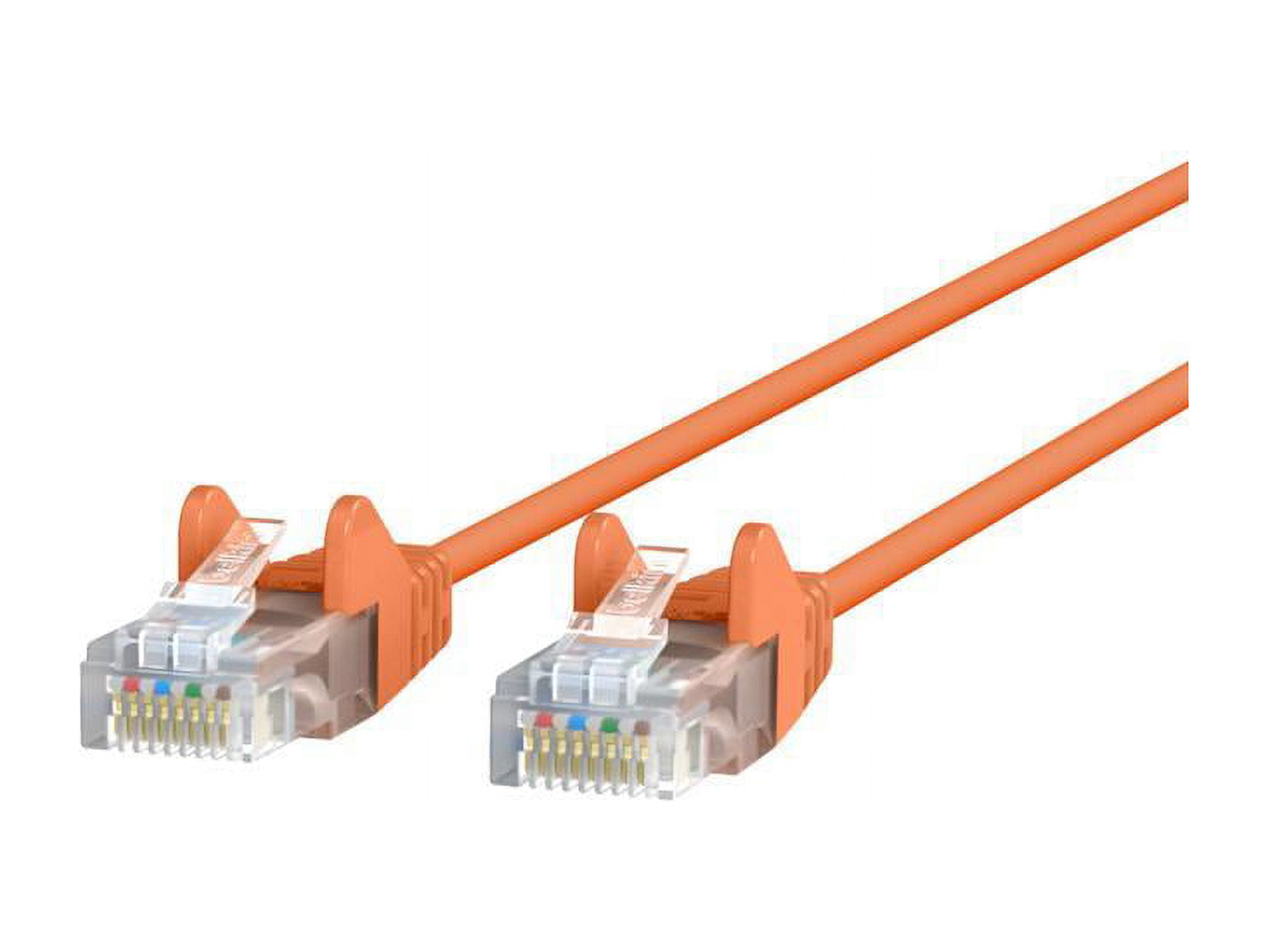 Belkin CE001B05-ORG-S 5 ft. Cat 6 Orange UTP Snagless 28AWG Patch Cable ...