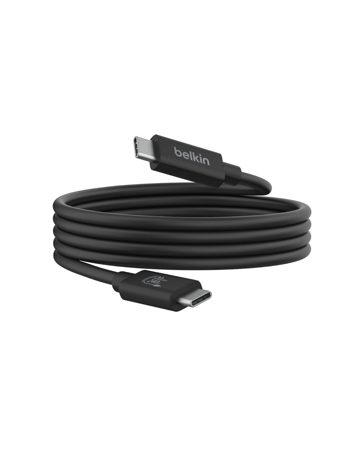 Belkin Connect USB4 Cable (4ft/1.2M Power Cable), USB-C to USB-C Cable ...