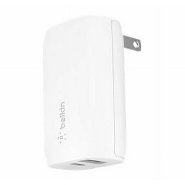 Belkin Dual Wall Charger with PPS 37W WCB007DQWH - Walmart Business ...