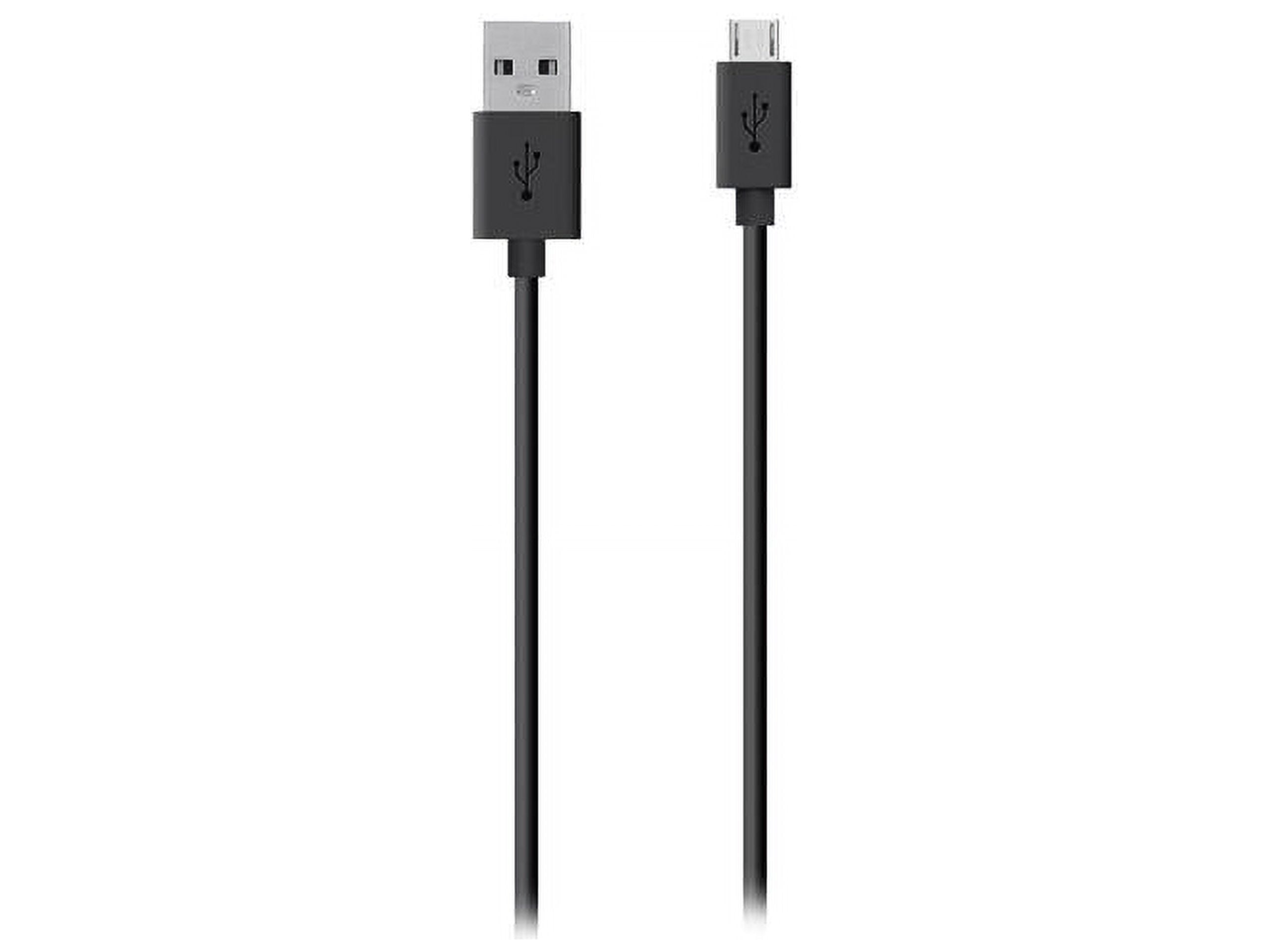 Belkin F2CU012BT2M-BLK Black MixIt Colour Range 2m Micro USB Cable for ...