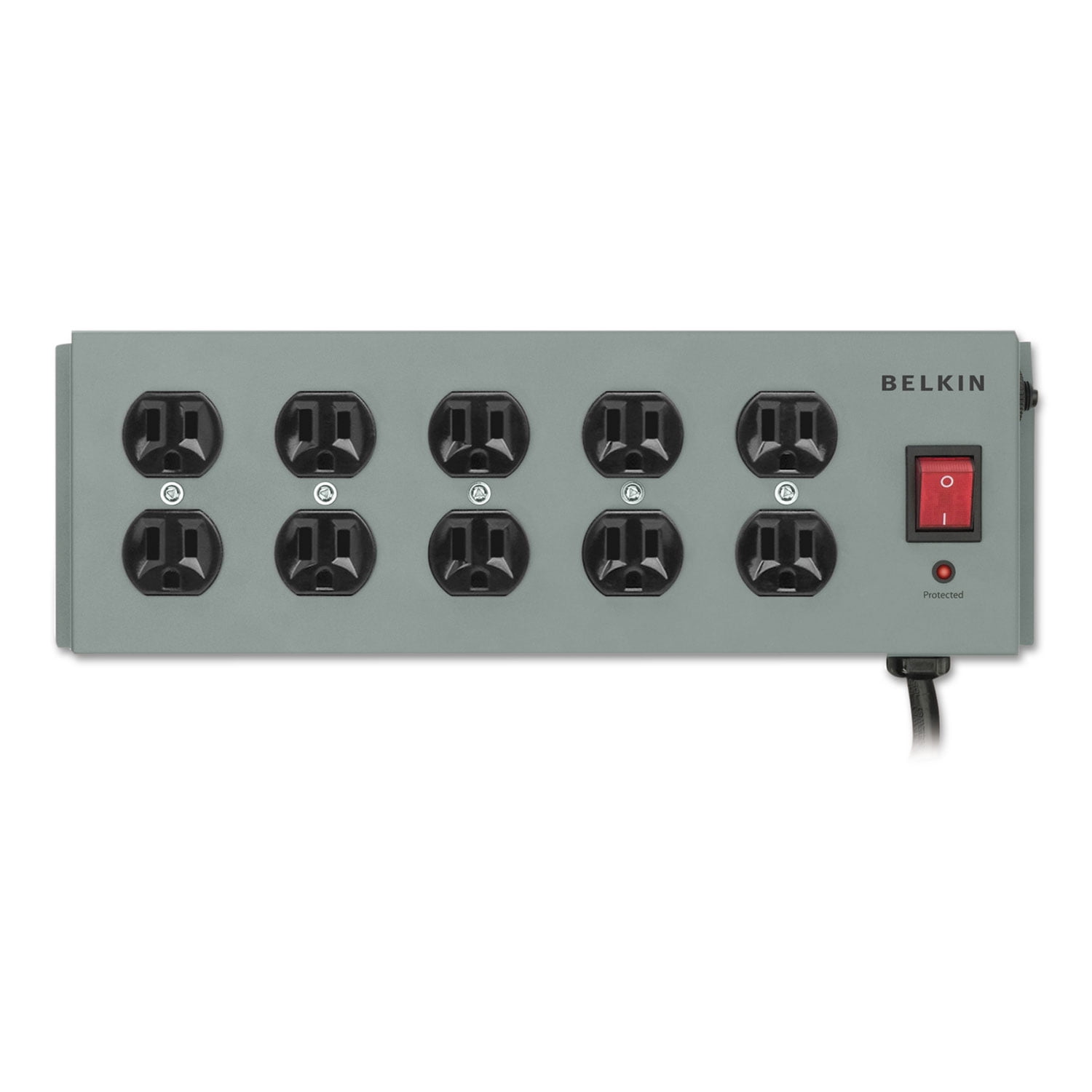 Belkin F9D1000-15 Metal SurgeMaster 885 J Surge Protector with 10 AC ...