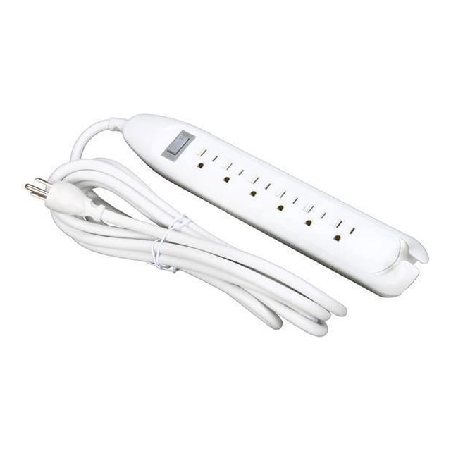 Belkin Power Strip, 6 Outlets, 12 ft Cord, White - Walmart.com