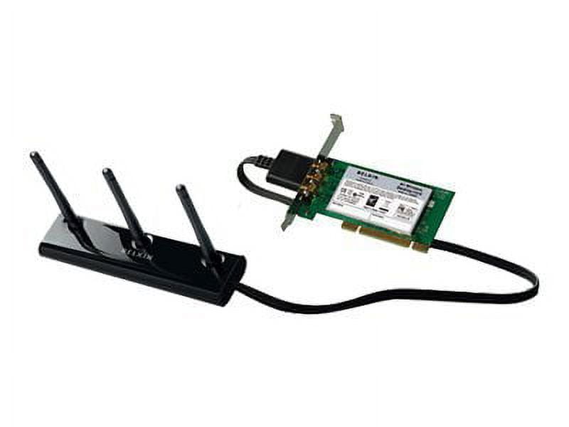Belkin N1 Wireless Desktop Card - Network adapter - PCI - 802.11b/g ...