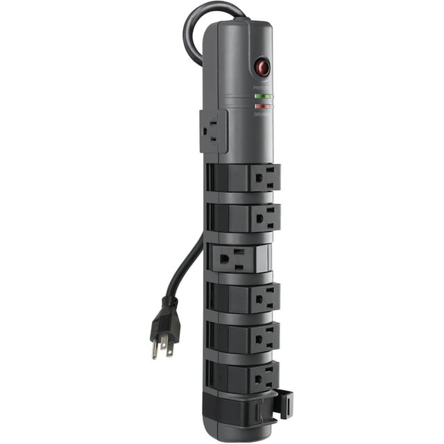 Belkin PivotPlug 8-Outlet Surge Protector with Telephone Protection, 6 ...