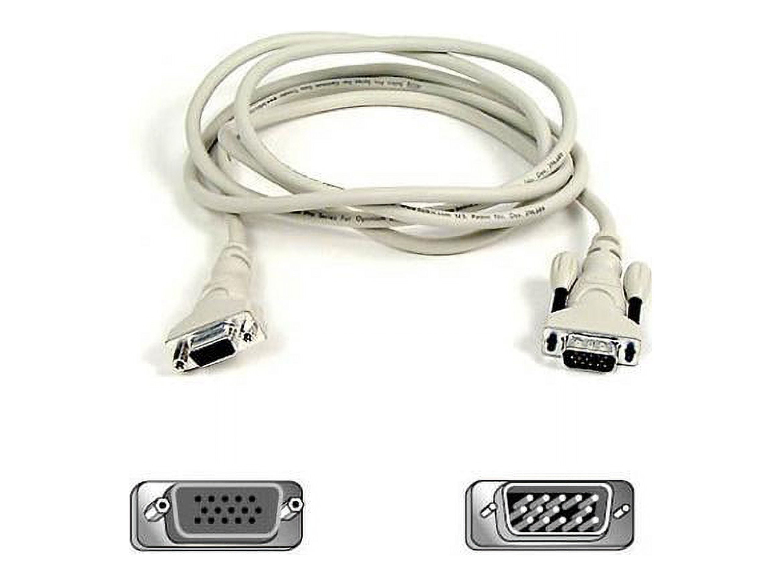 Belkin Pro series VGA Monitor Extension Cable, White - Walmart.com