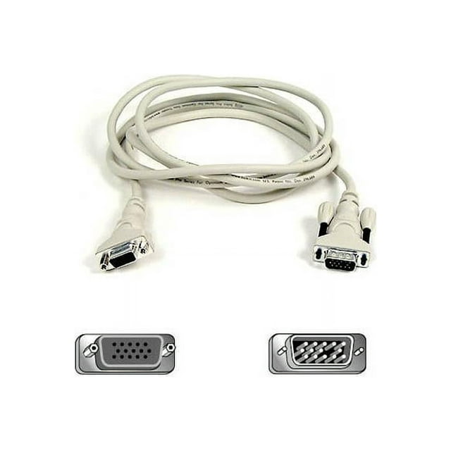 Belkin Pro series VGA Monitor Extension Cable, White - Walmart.com