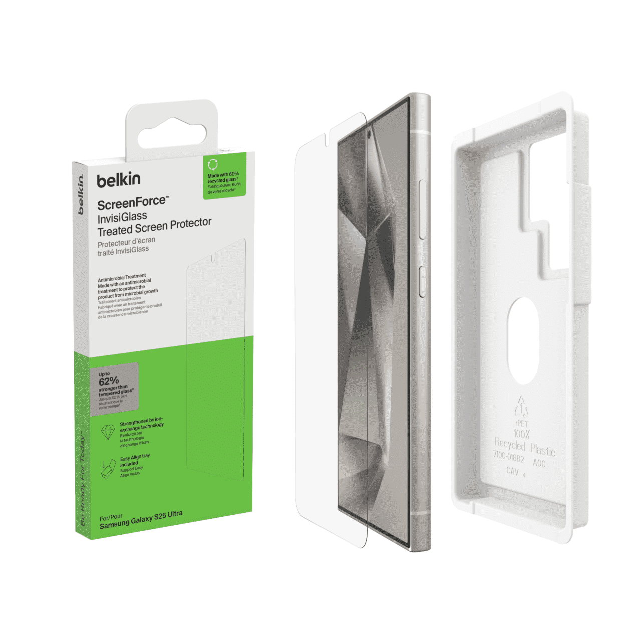 Belkin ScreenForce InvisiGlass Treated Screen Protector for Samsung ...