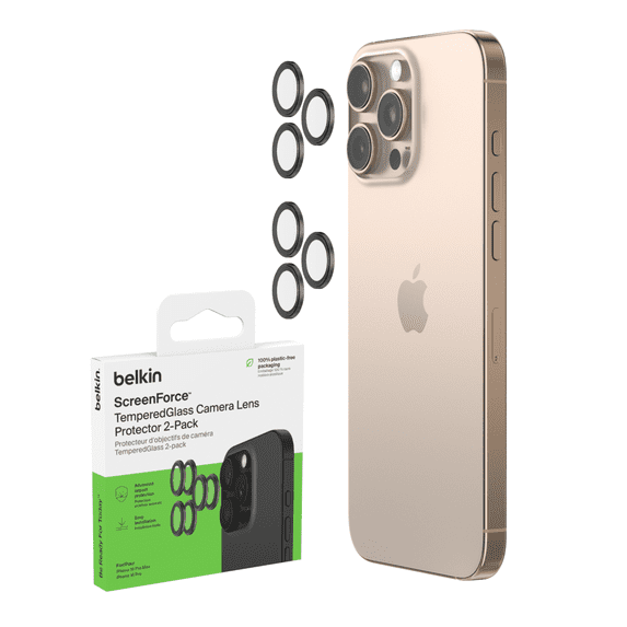 Belkin Camera Lens Protector, 2-pack for iPhone 16 Pro & Max - Walmart.com