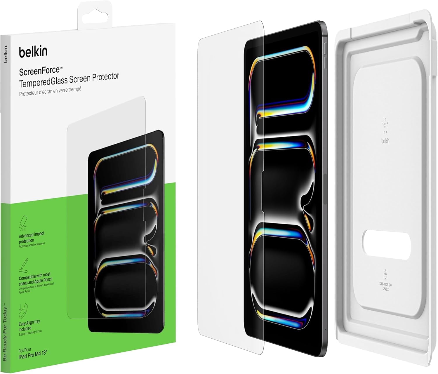 Belkin ScreenForce TemperedGlass Screen Protector for Apple iPad Pro 13 ...