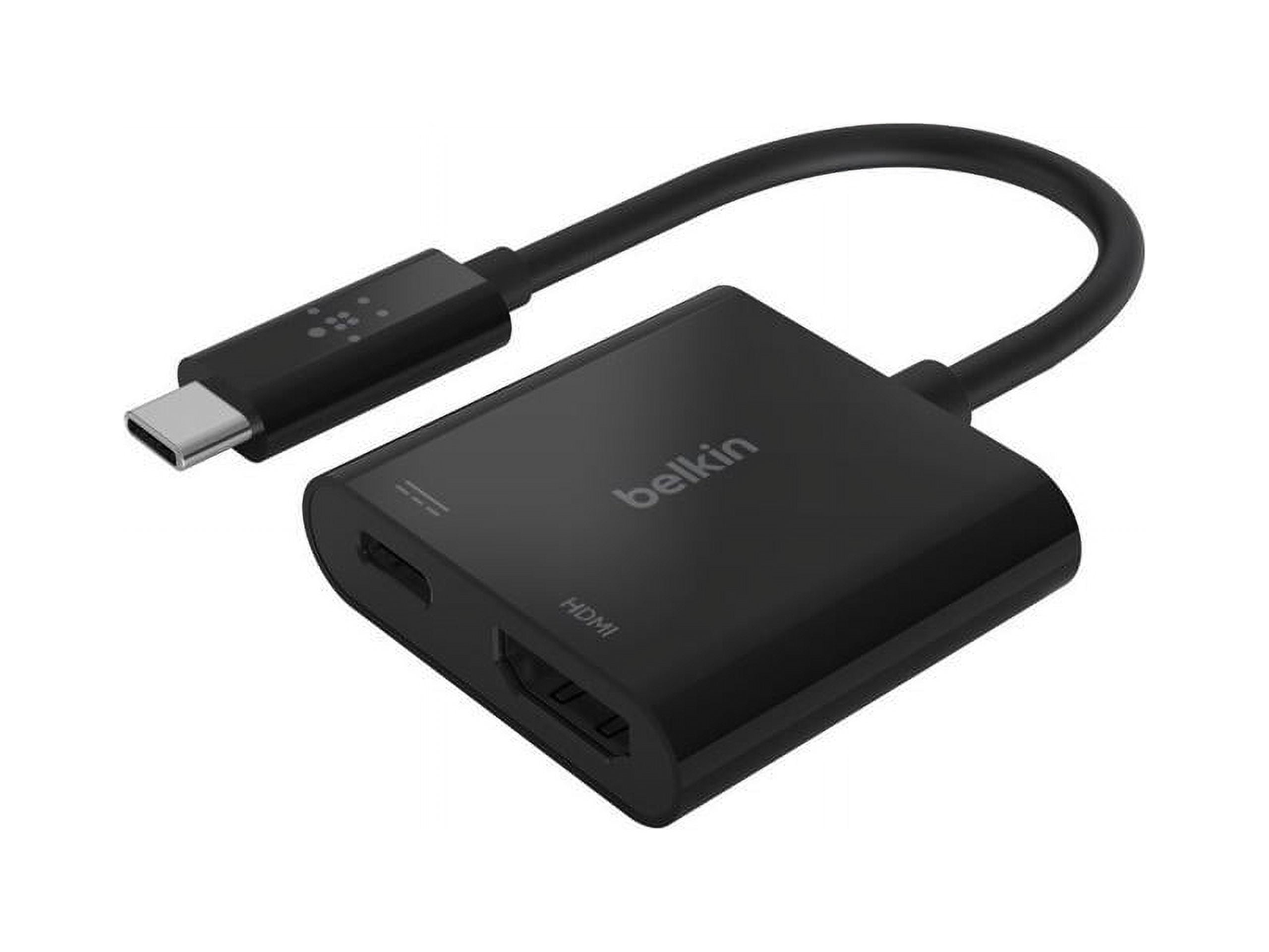 Belkin USB C to HDMI Adapter + USBC Charging Port to Charge While You ...