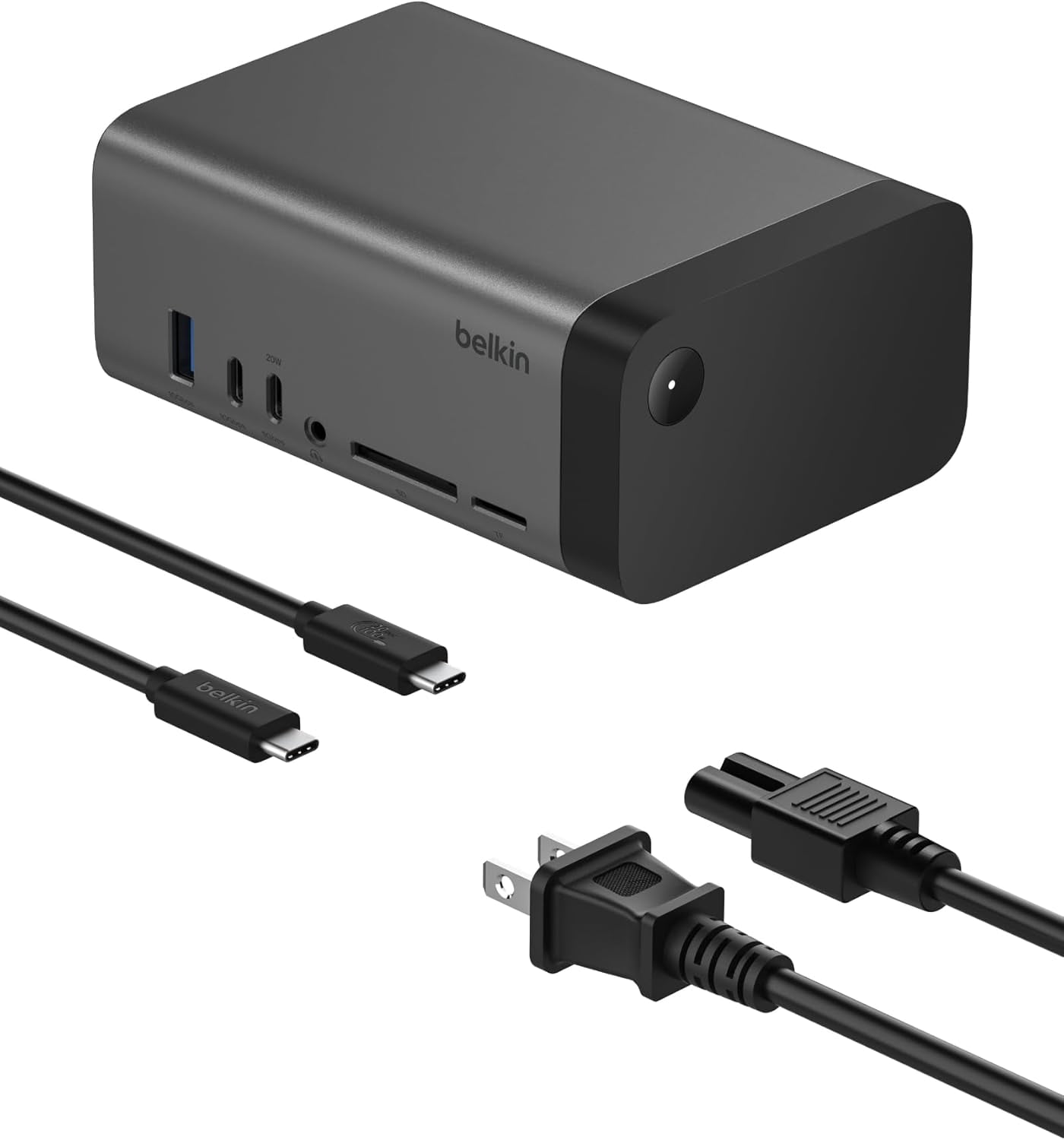 Belkin USB-C Hub, 11-in-1 Pro GaN Dock 150W, Multi-Port Docking Station w/USB-C, USB-A, Ethernet ...