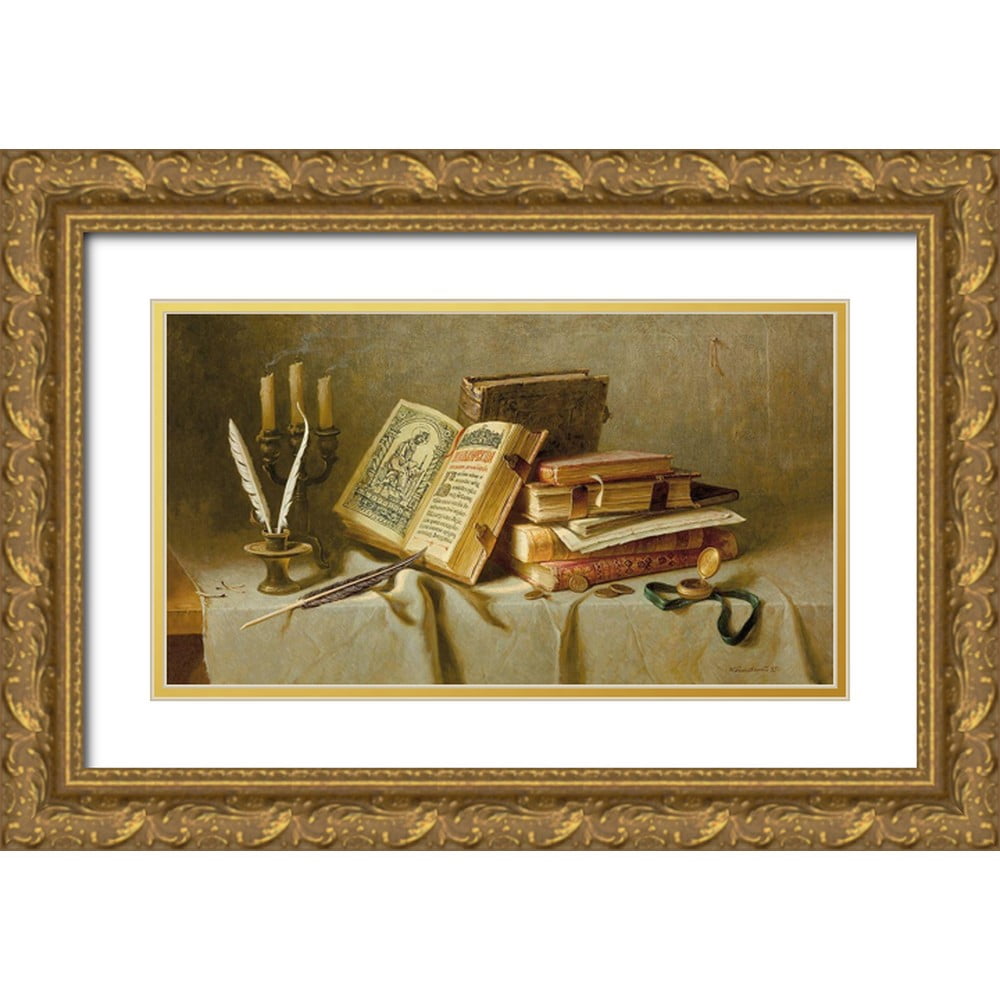 Belkovskij, Igor 14x10 Gold Ornate Wood Framed with Double Matting ...