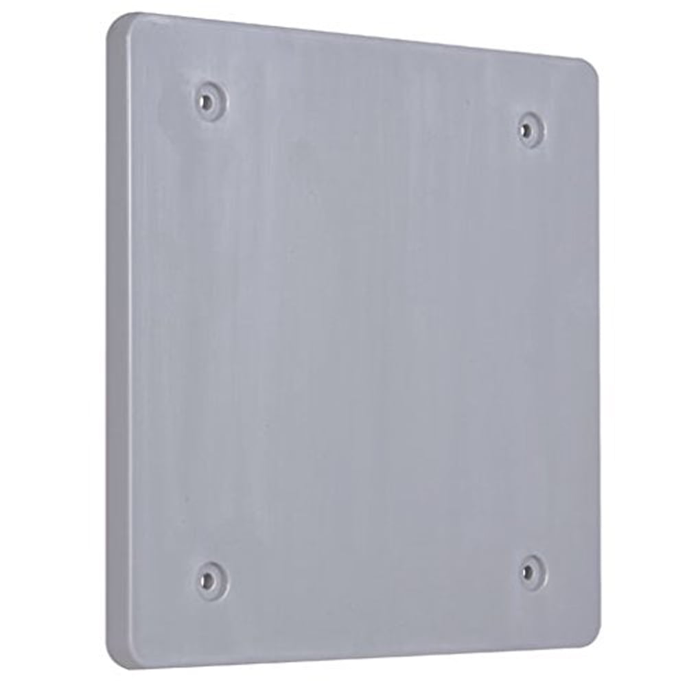 Hubbell-Bell PBC200GY Weatherproof Nonmetallic Device Cover, Blank, 2 ...