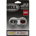 Bell LED 20 Lumen Bicycle Light Set, 2-Piece, Universal Fit, Front and ...