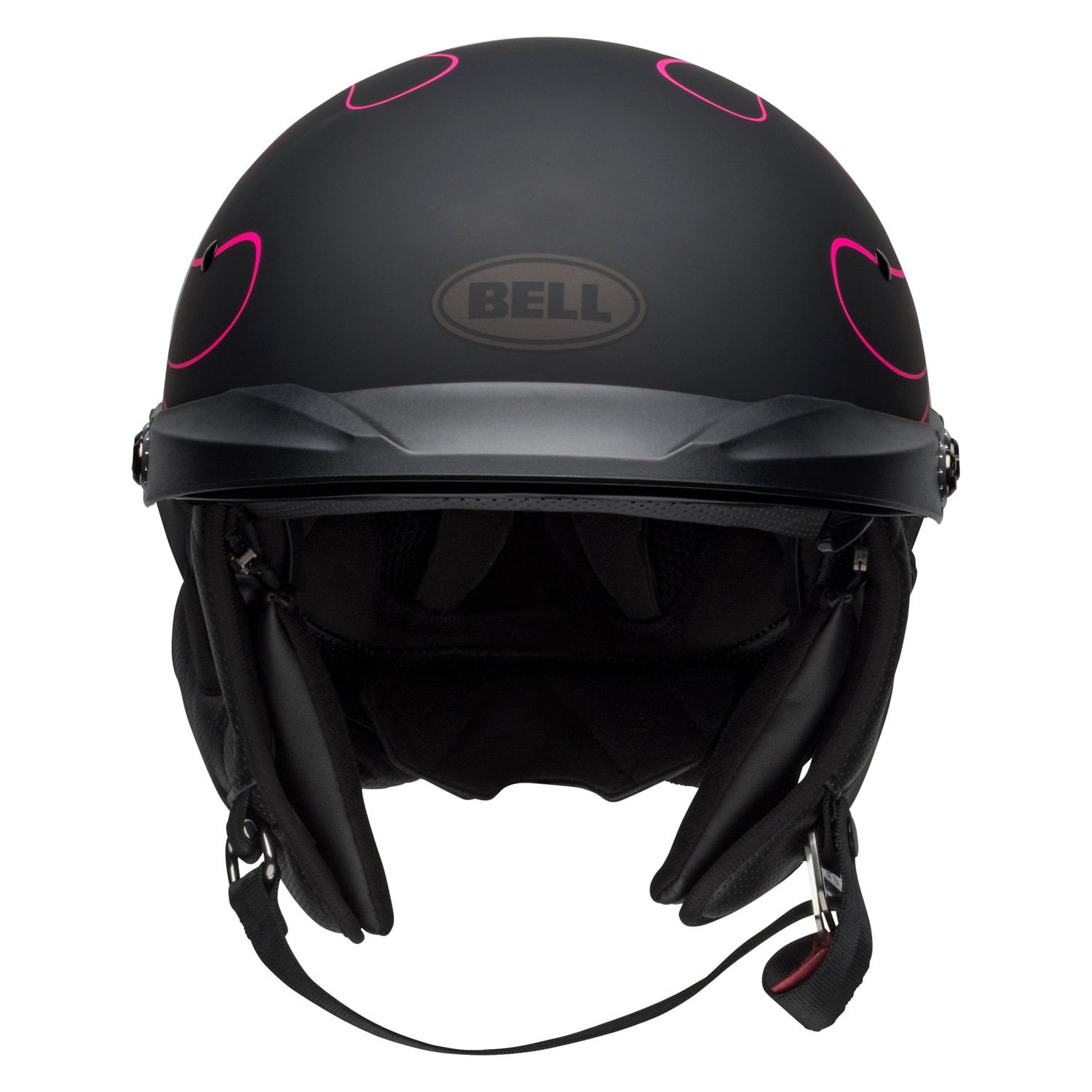 Bell Pit Boss Catacomb Pink Half Shell Helmet - Biker Visor for Adults ...