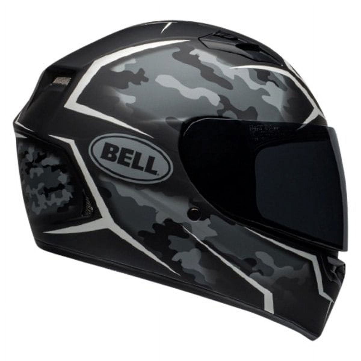 Bell 7107624 - PS Qualifier Stealth Medium Matte Black/White Full Face ...