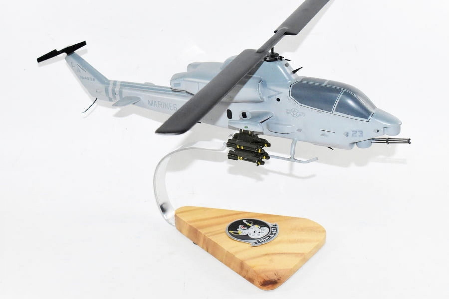Bell® AH-1W SuperCobra, HMLA-467 Sabers, 16" Mahogany Scale Model ...
