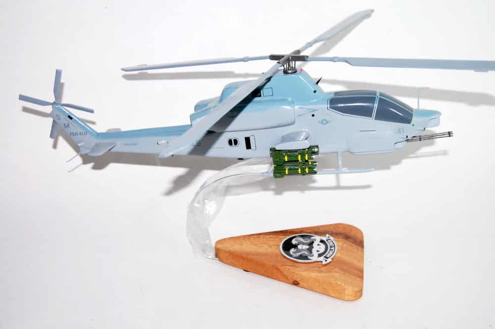 Bell® AH-1Z Viper, HMLA-369 Gunfighters, 16" Mahogany Scale Model ...