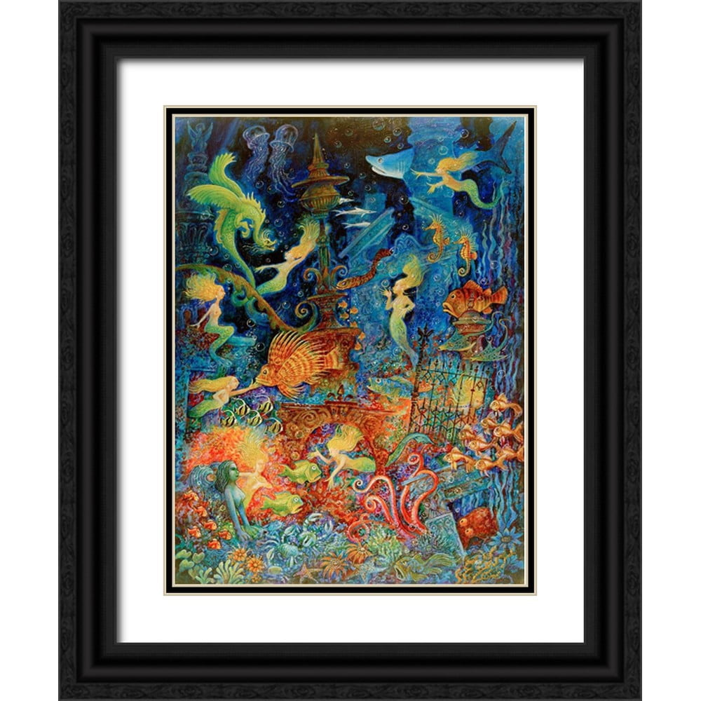 Bell, Bill 11x14 Black Ornate Wood Framed with Double Matting Museum ...
