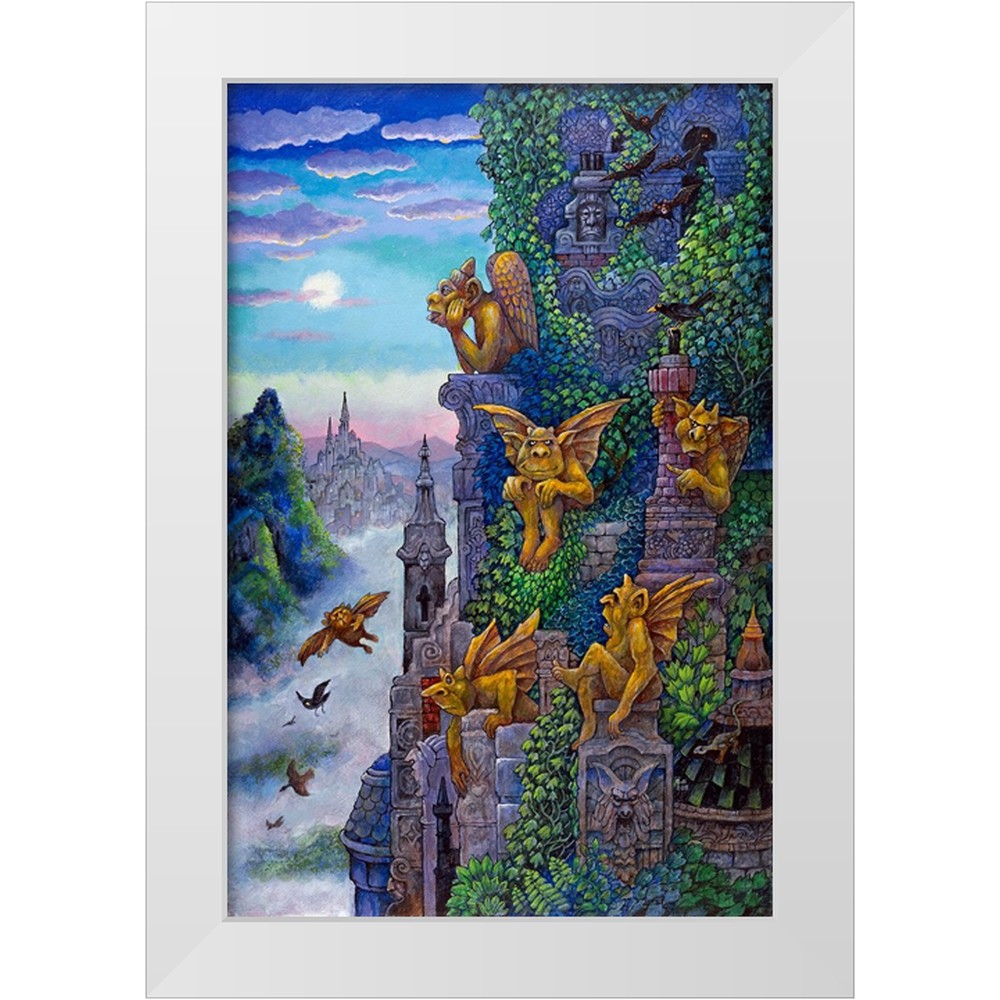 Bell, Bill 11x14 White Modern Wood Framed Museum Art Print Titled ...