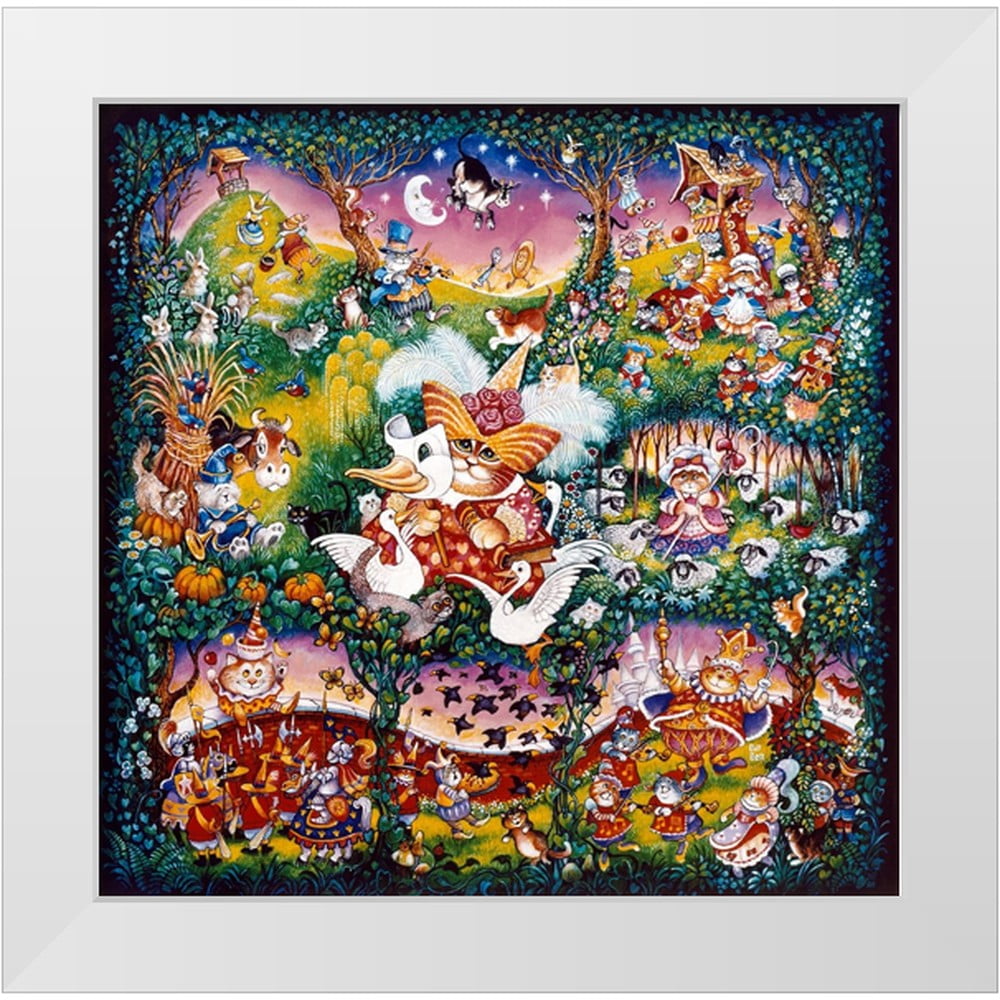 Bell, Bill 12x12 White Modern Wood Framed Museum Art Print Titled ...