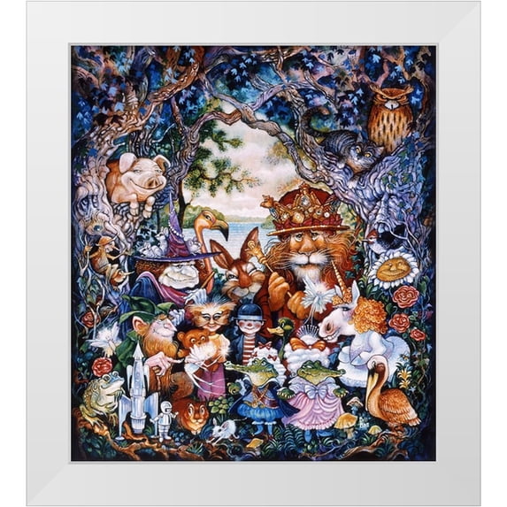 Bell, Bill 12x13 White Modern Wood Framed Museum Art Print Titled ...