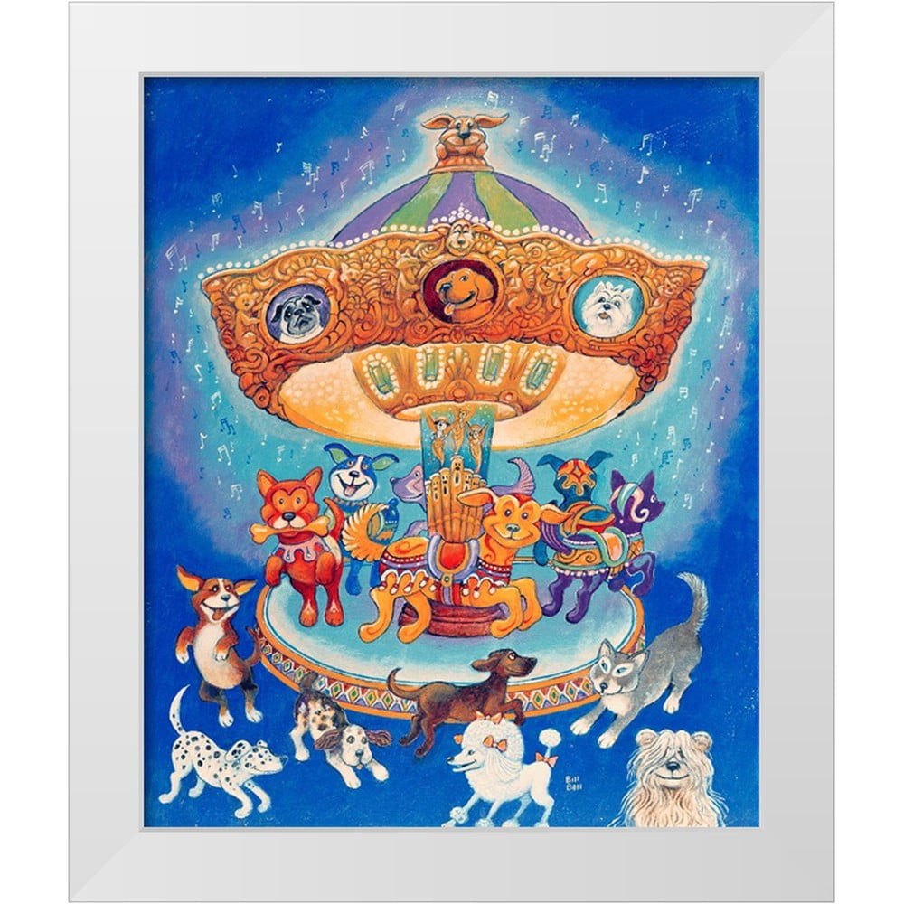 Bell, Bill 12x14 White Modern Wood Framed Museum Art Print Titled ...