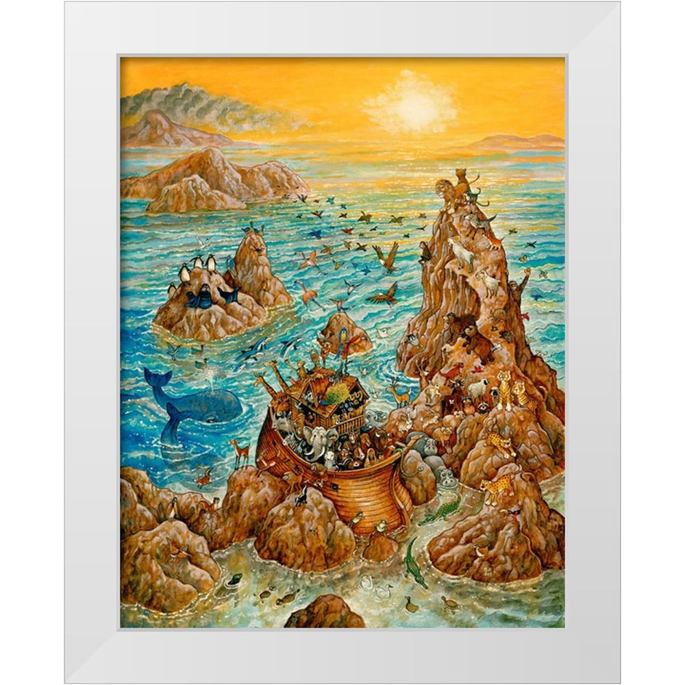 Bell, Bill 12x14 White Modern Wood Framed Museum Art Print Titled ...