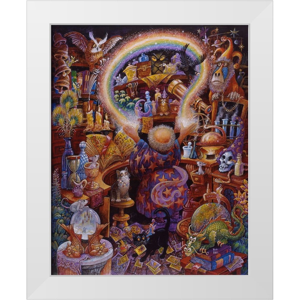 Bell, Bill 12x14 White Modern Wood Framed Museum Art Print Titled - The ...