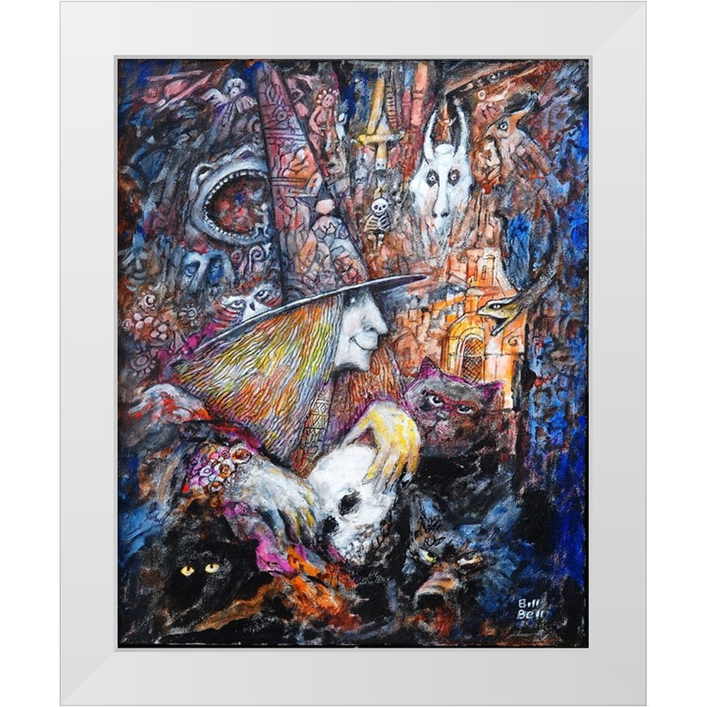 Bell, Bill 12x14 White Modern Wood Framed Museum Art Print Titled ...