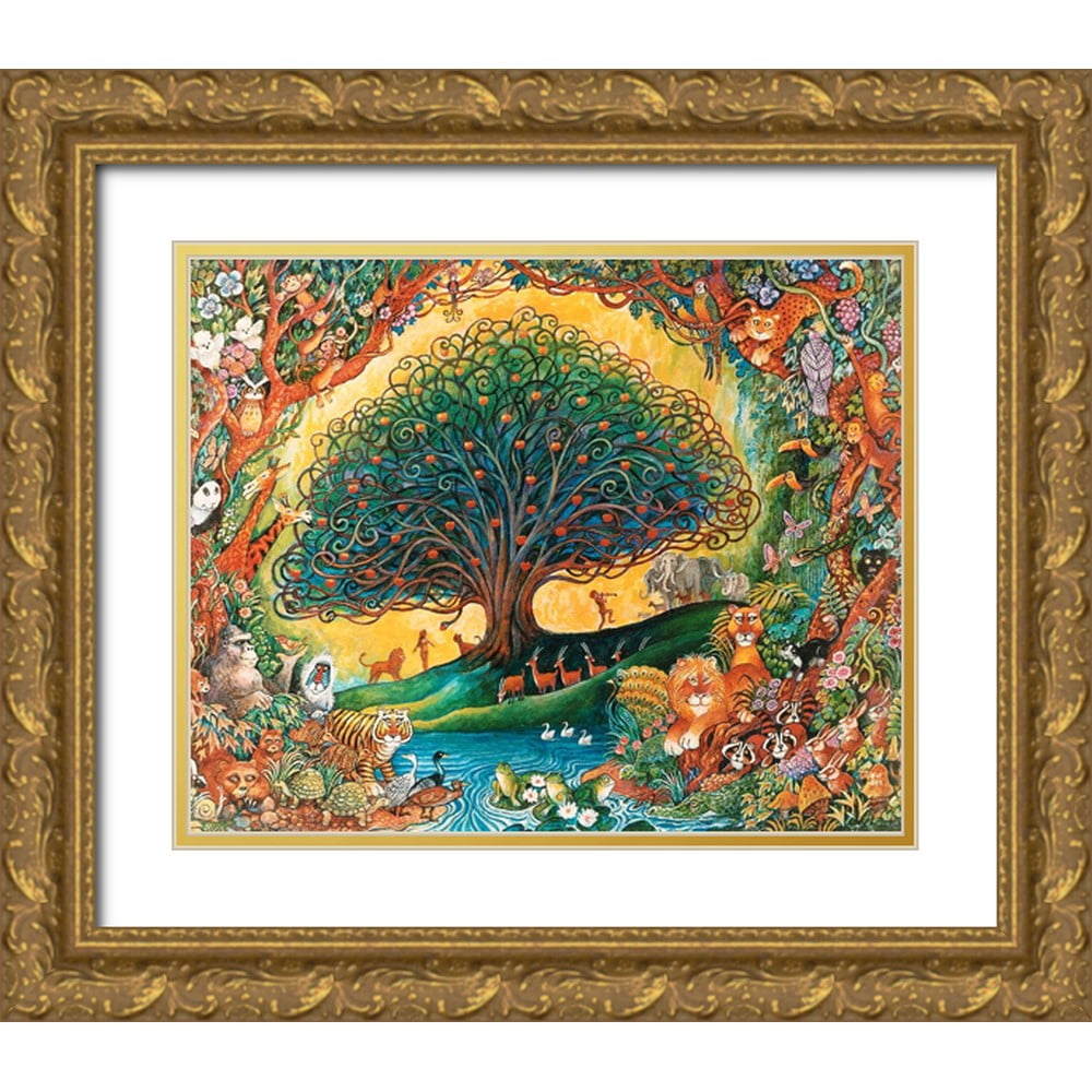 Bell, Bill 14x12 Gold Ornate Wood Framed with Double Matting Museum Art ...