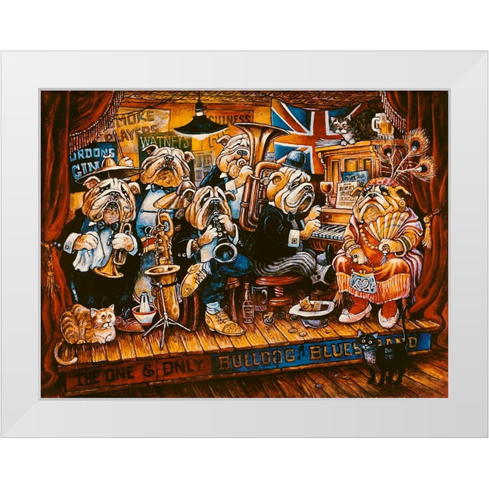 Bell, Bill 14x12 White Modern Wood Framed Museum Art Print Titled ...