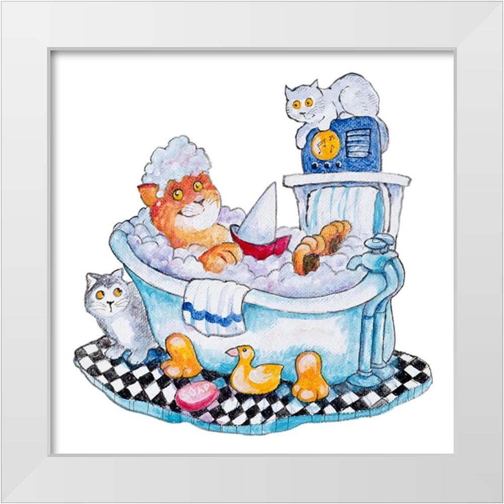 Bell, Bill 15x15 White Modern Wood Framed Museum Art Print Titled ...