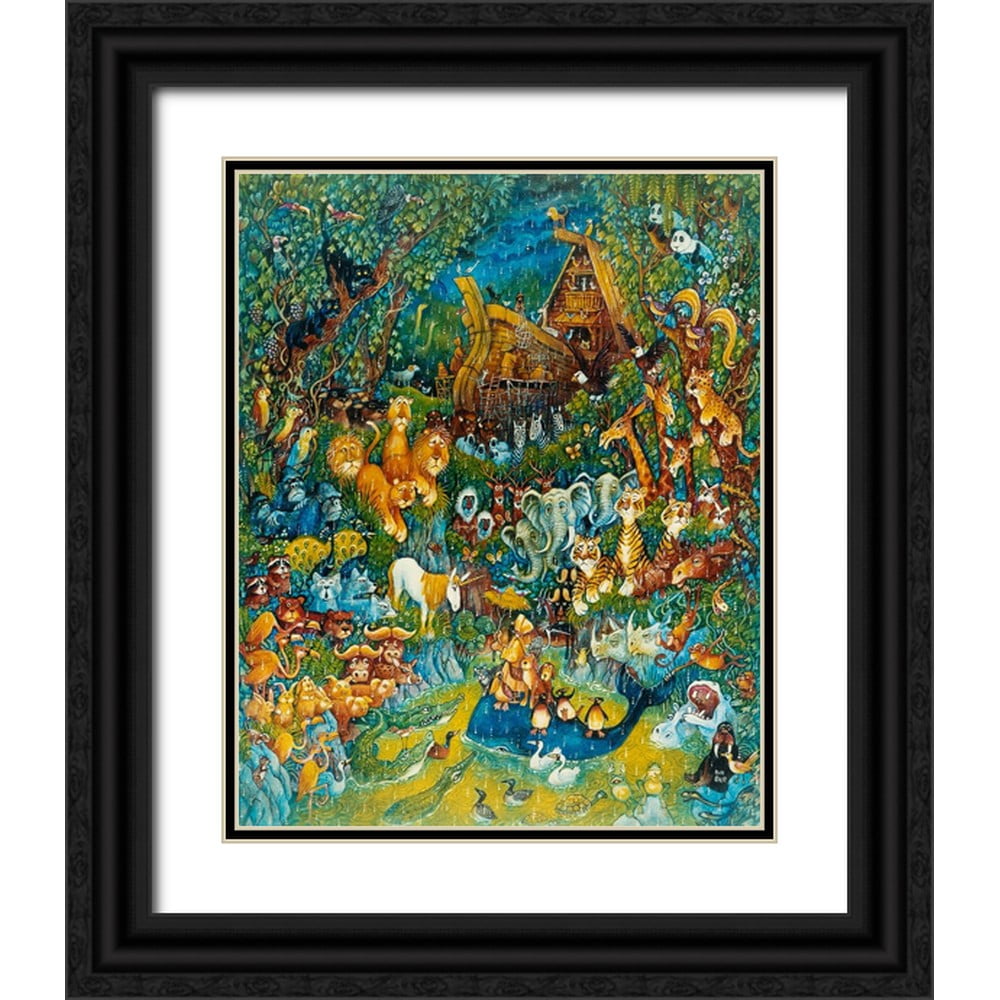 Bell, Bill 15x18 Black Ornate Wood Framed with Double Matting Museum ...