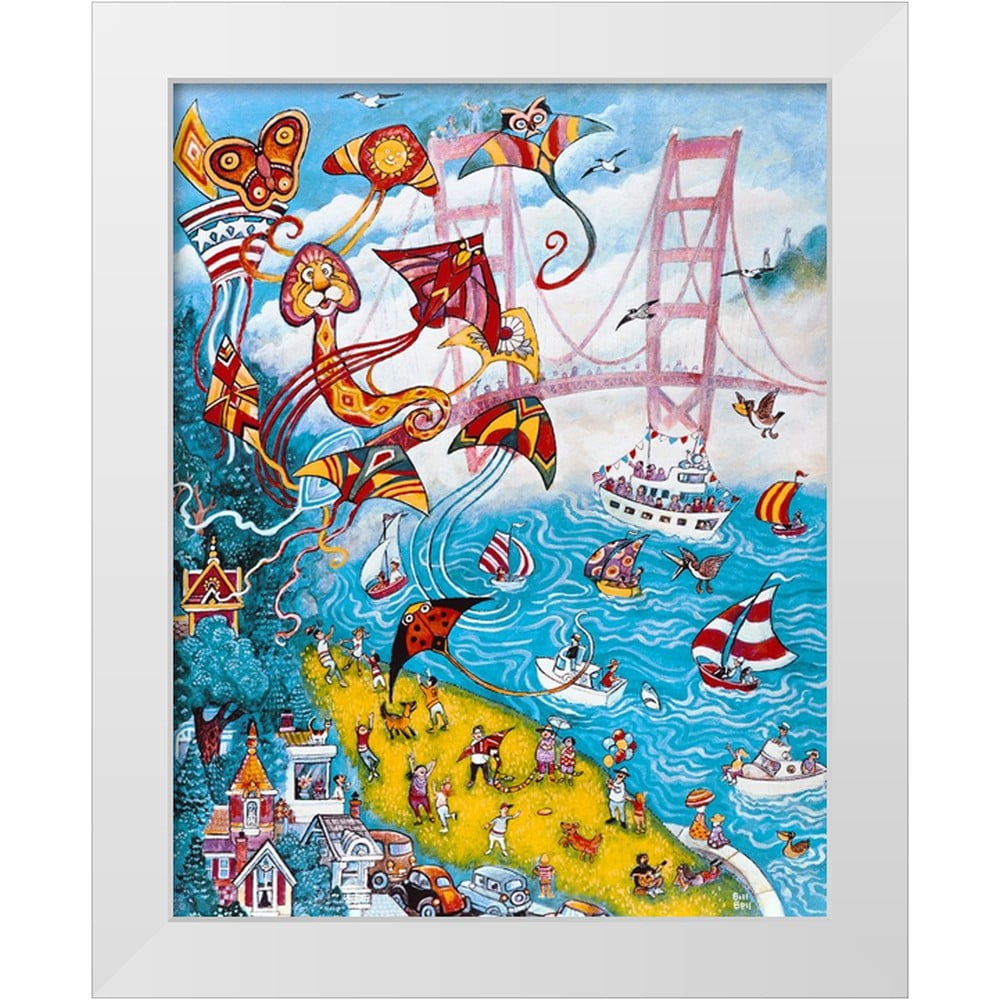 Bell, Bill 15x18 White Modern Wood Framed Museum Art Print Titled ...