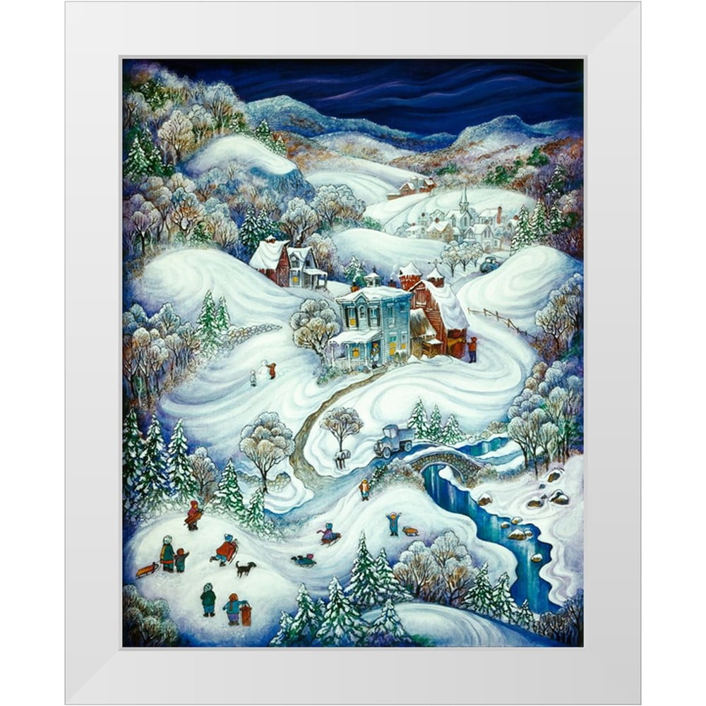 Bell, Bill 15x18 White Modern Wood Framed Museum Art Print Titled ...