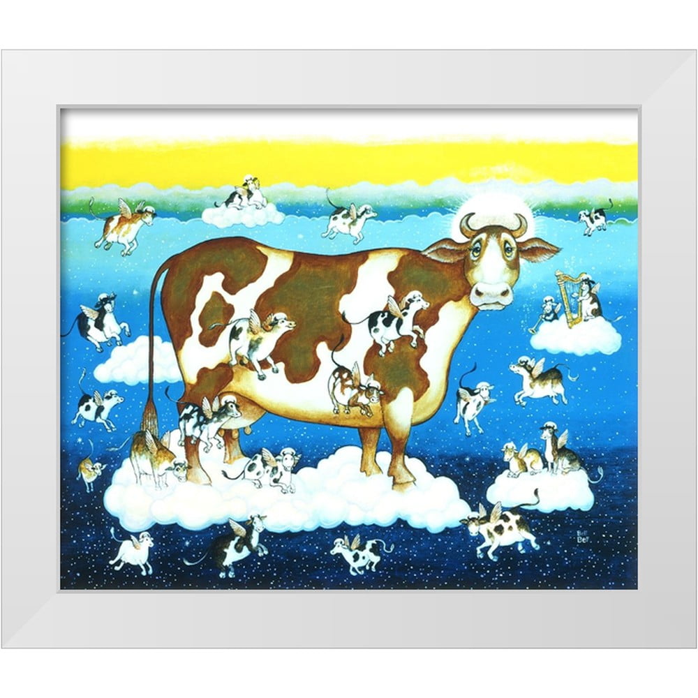 Bell, Bill 17x15 White Modern Wood Framed Museum Art Print Titled ...