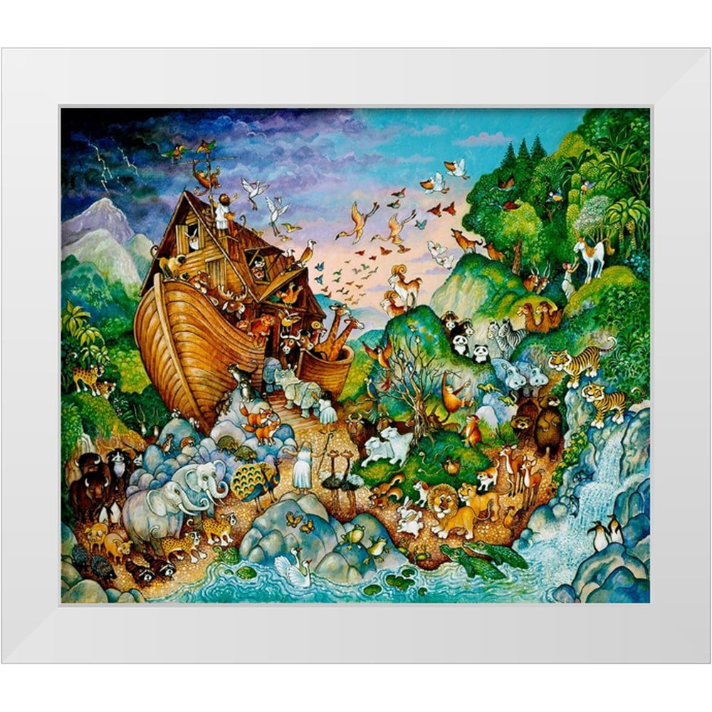 Bell, Bill 17x15 White Modern Wood Framed Museum Art Print Titled - Two ...