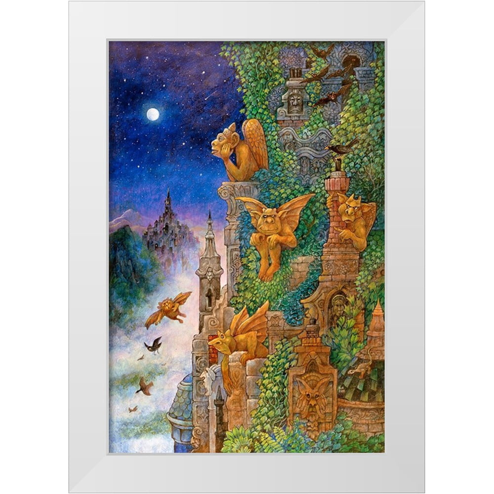 Bell, Bill 17x24 White Modern Wood Framed Museum Art Print Titled ...