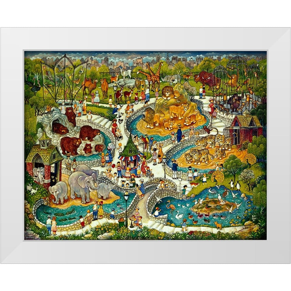 Bell, Bill 18x15 White Modern Wood Framed Museum Art Print Titled - At ...