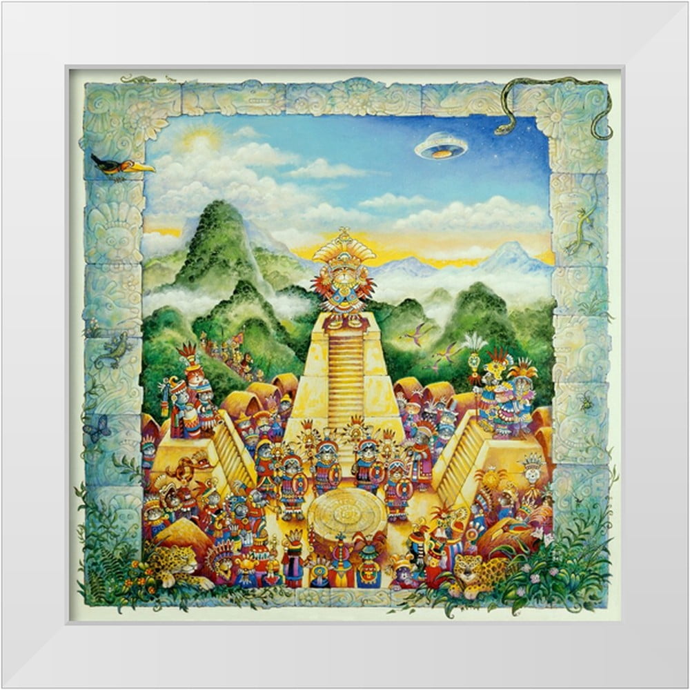 Bell, Bill 20x20 White Modern Wood Framed Museum Art Print Titled ...